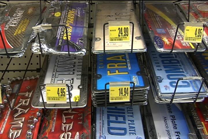 License Plate Frames Are Illegal Under SC Law Local News Scnow