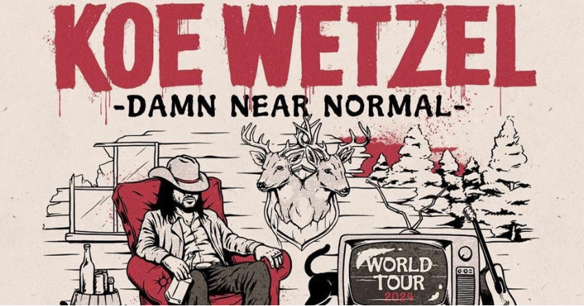 Koe Wetzel announces the Damn Near Normal World Tour with 46 dates ...