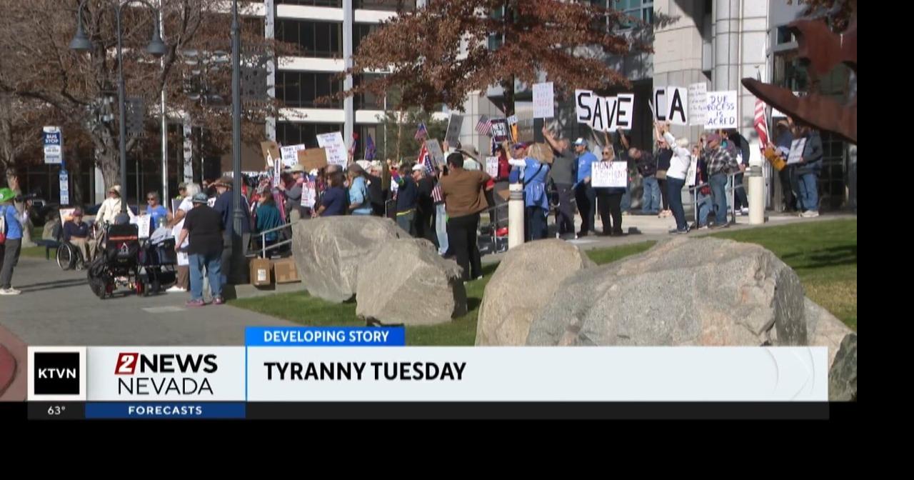 Tyranny Tuesday protest in Reno | Local News | 2news.com