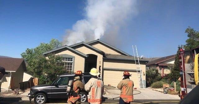 Crews Respond to House Fire Off of McCarran Blvd. in North Reno ...