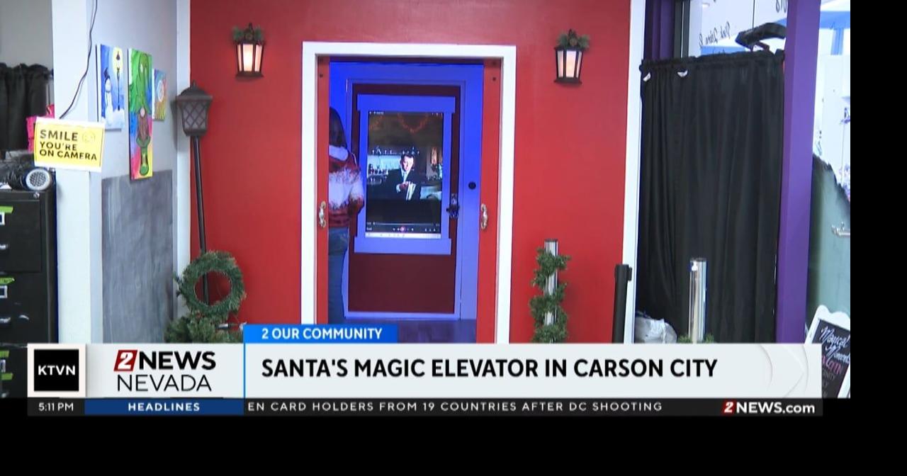 Magical elevator experience to see Santa in Carson City | Videos ...