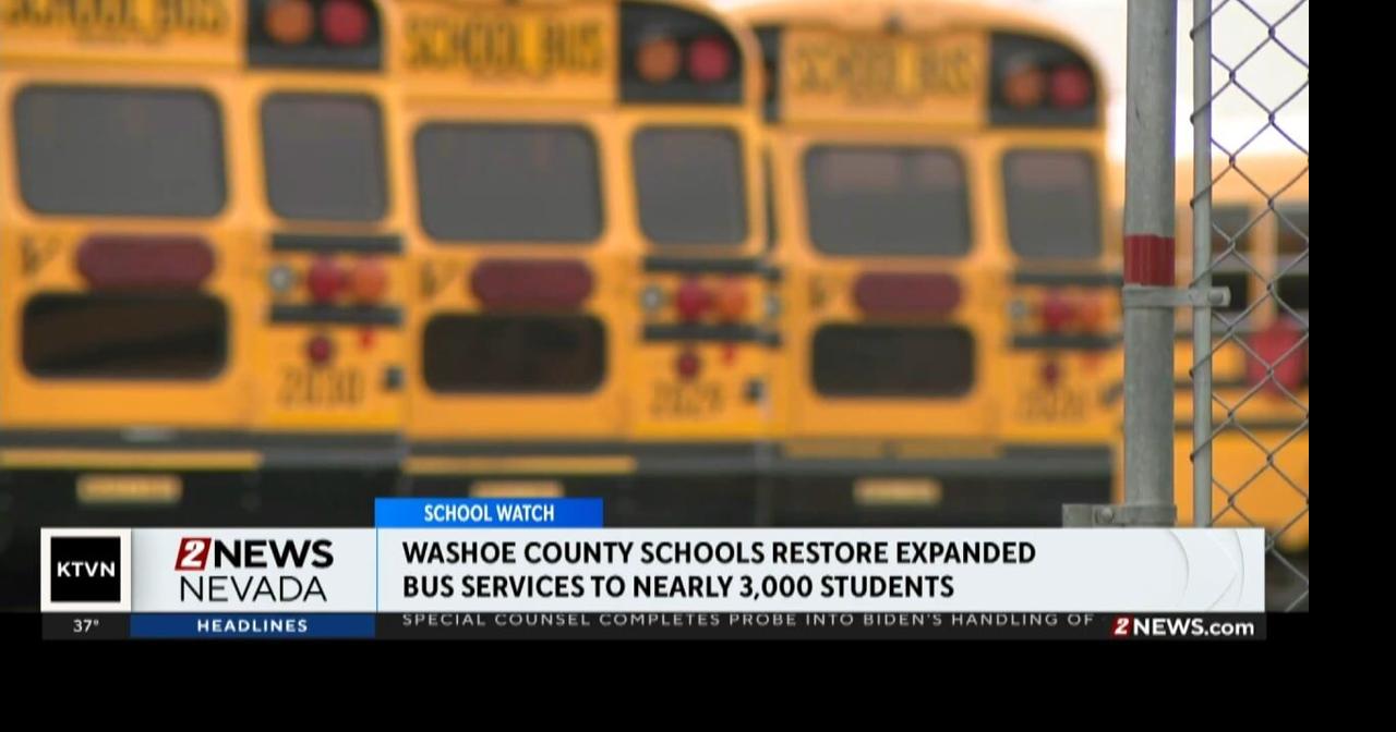Washoe County Schools Restore Expanded Bus Services to 2,600 Students ...
