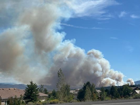 Davis Fire crews to patrol containment lines; 5,824-acres, 92% ...