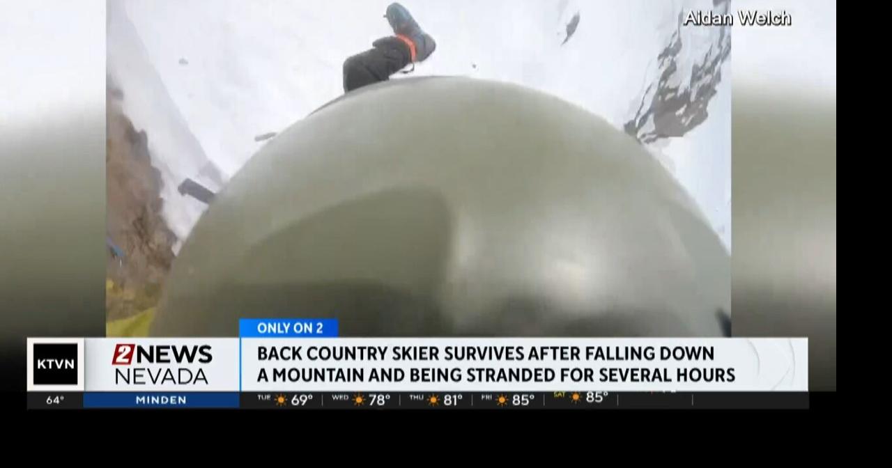 ONLY ON 2: Backcountry skier survives fall down mountain, left with ...