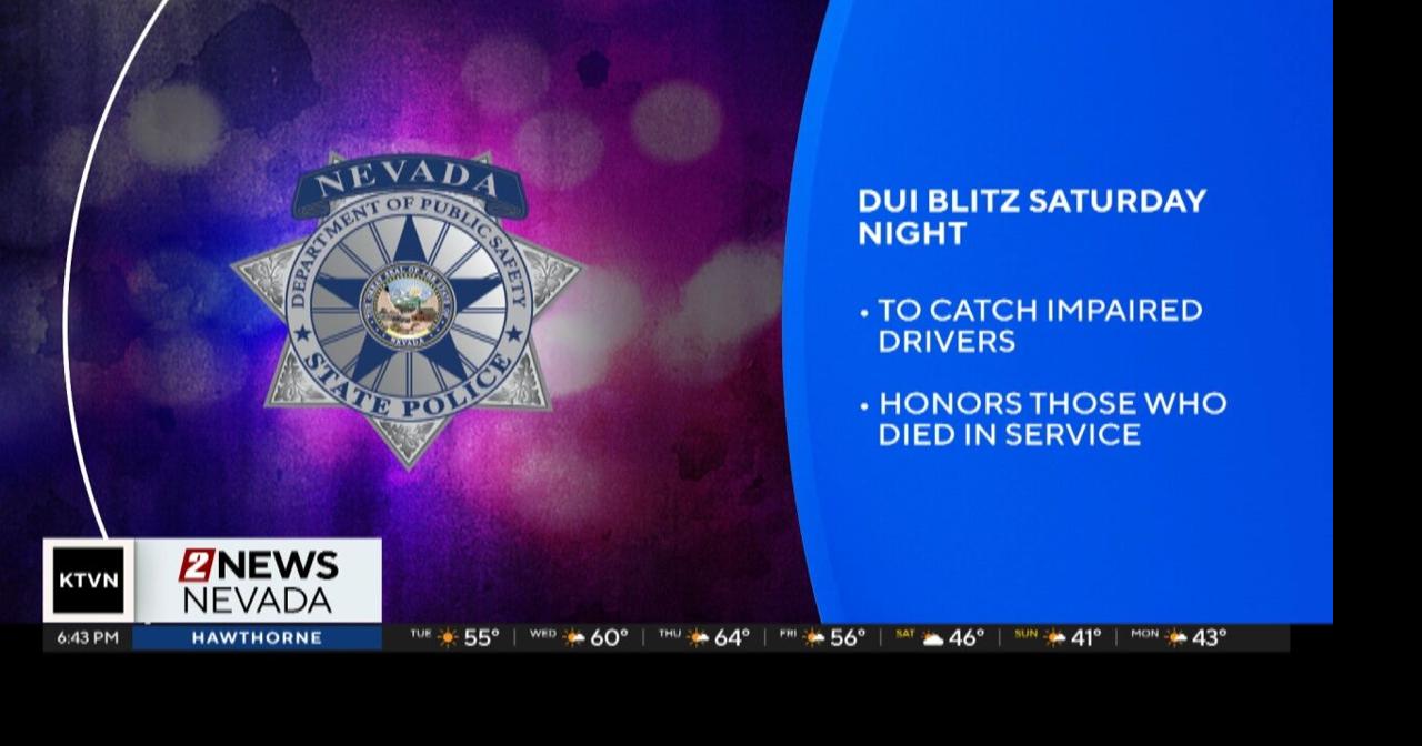 DUI Blitz on Saturday night | Local News | 2news.com