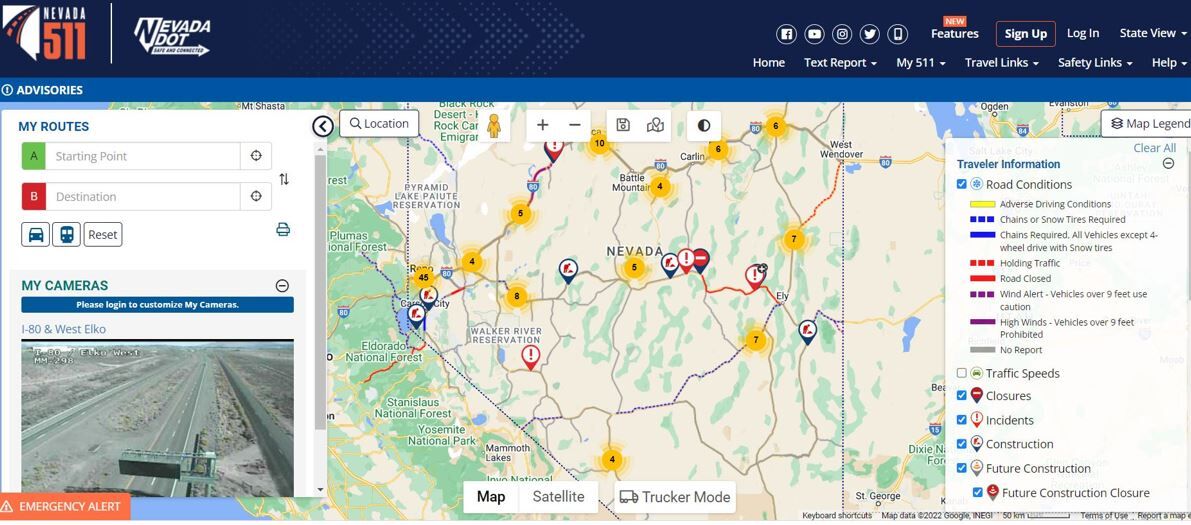 NDOT to Launch New 511 Nevada Travel Info System | News | 2news.com