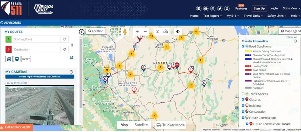 NDOT to Launch New 511 Nevada Travel Info System | News | 2news.com