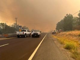 Davis Fire crews to patrol containment lines; 5,824-acres, 92% ...