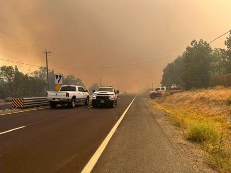 Davis Fire crews to patrol containment lines; 5,824-acres, 92% ...
