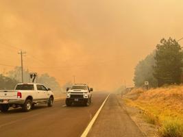 Davis Fire crews to patrol containment lines; 5,824-acres, 92% ...