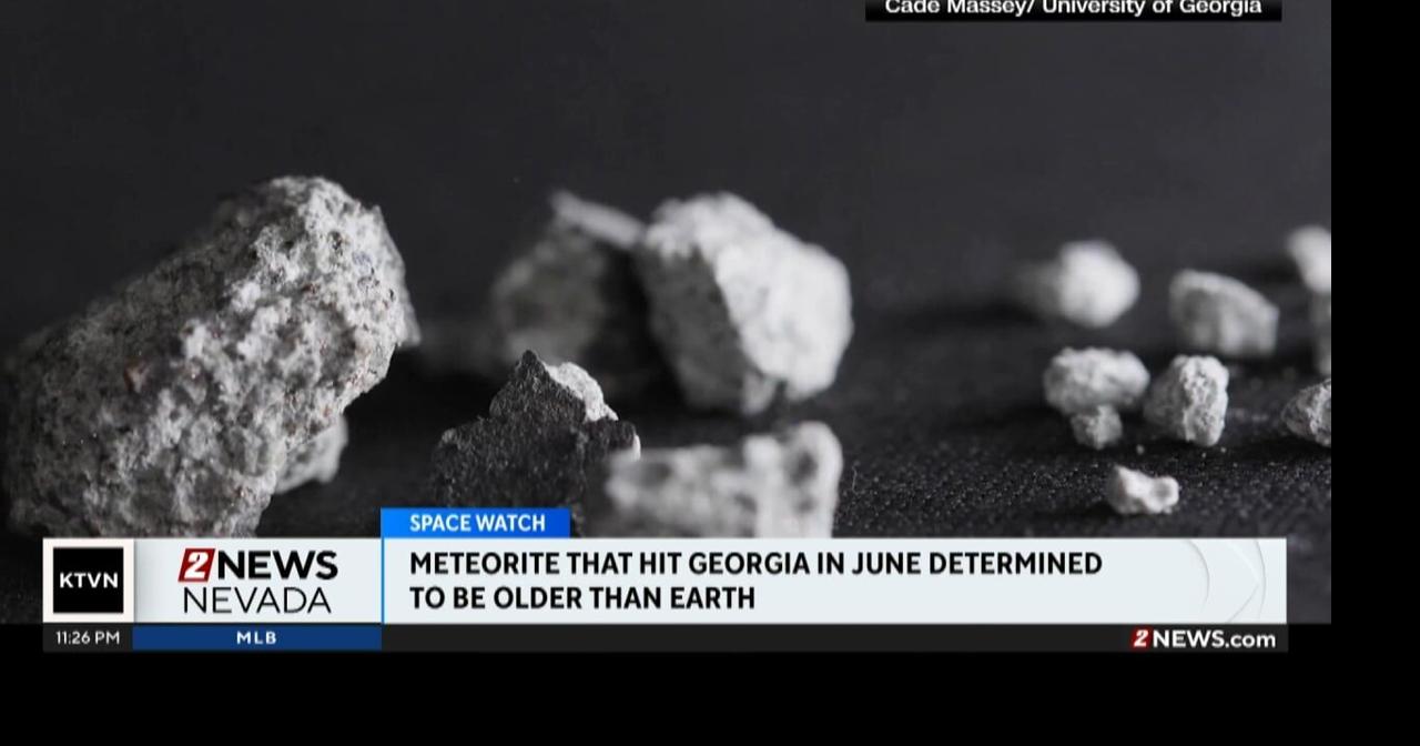 A fiery meteor that punched through a Georgia home's roof is older than ...