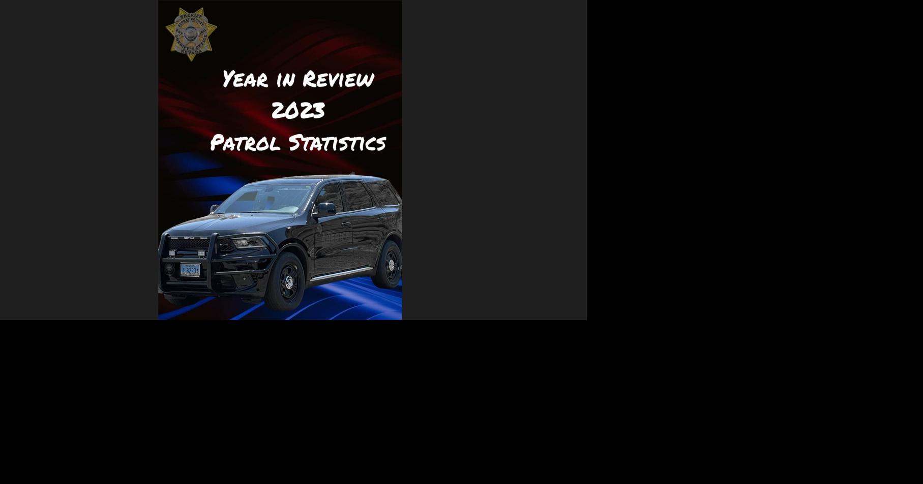 Storey County Sheriff's Office Releases 2023 Patrol Statistics | News ...