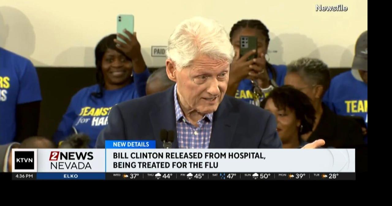 Former President Bill Clinton released from hospital after being ...