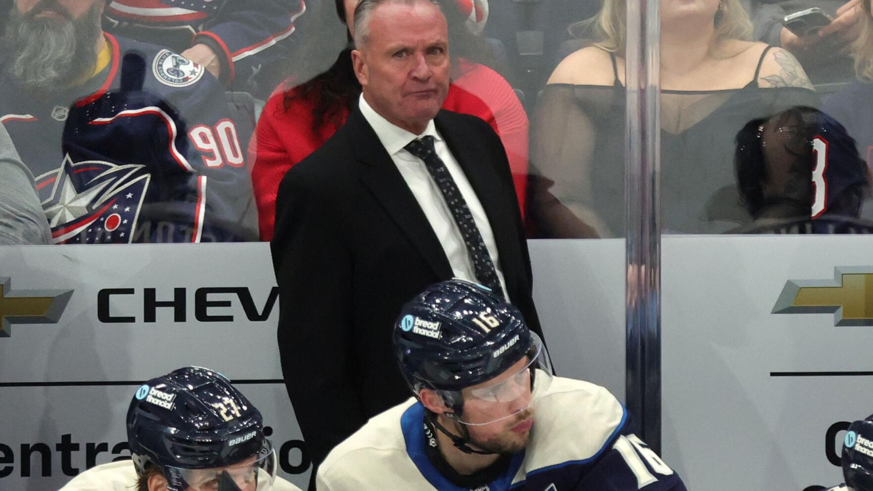 Columbus Blue Jackets fire coach Dean Evason, hire Rick Bowness to ...