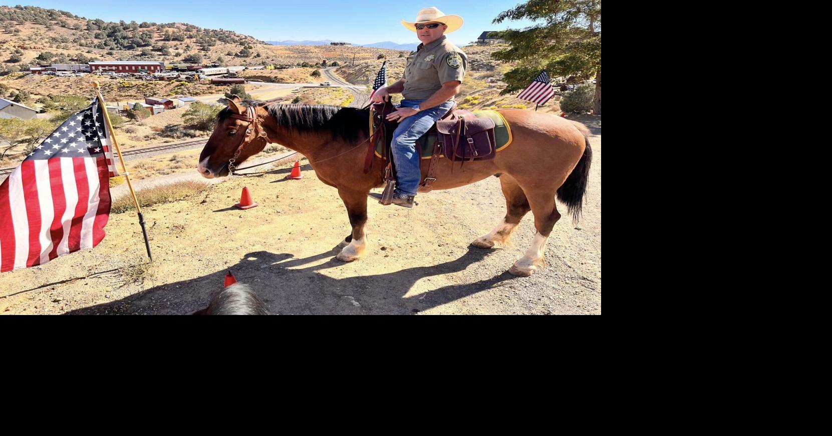Storey County Sheriff's Office welcomes its new horse, Boomer! | Local ...
