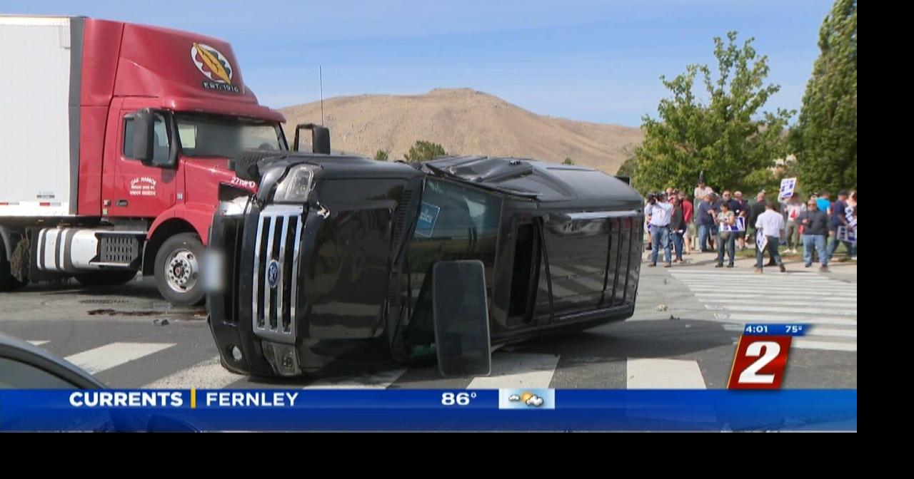 Semi-Truck hits SUV in Stead | News | 2news.com