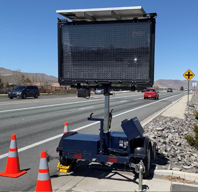 Sparks Police Department adds new mobile radar speed trailer to their ...