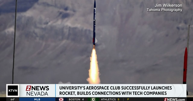 Student members of University of Nevada, Reno's Aerospace Club ...