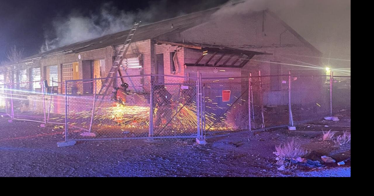 Late night fire burns inside a vacant commercial building on Commercial ...