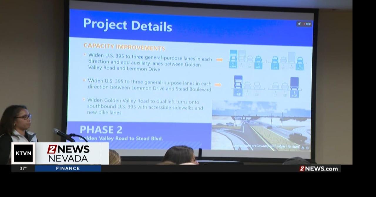 Status update on 395 North Valleys Project provided at community ...