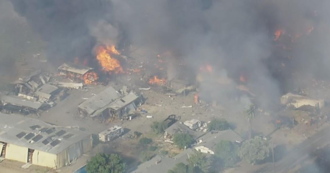 California fireworks facility explodes, causing fires and bringing ...