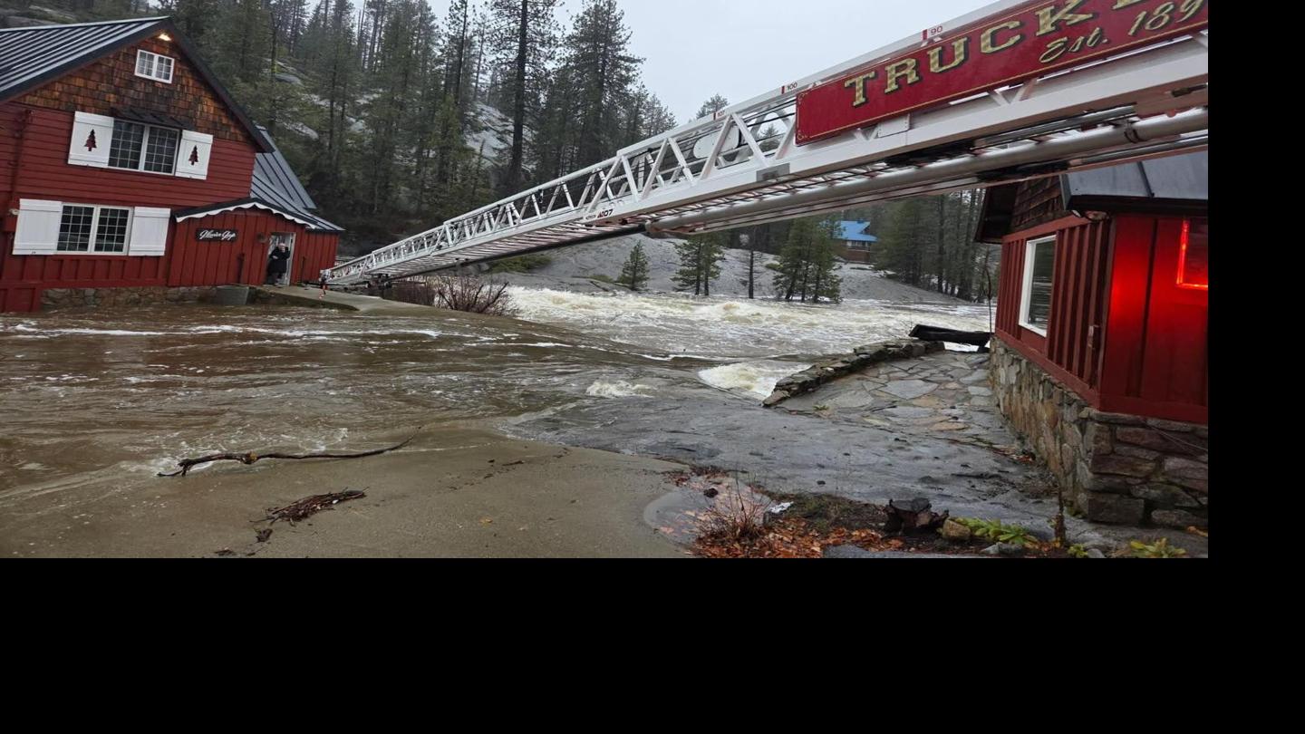 Truckee fire crews rescued people from house surrounded by water ...