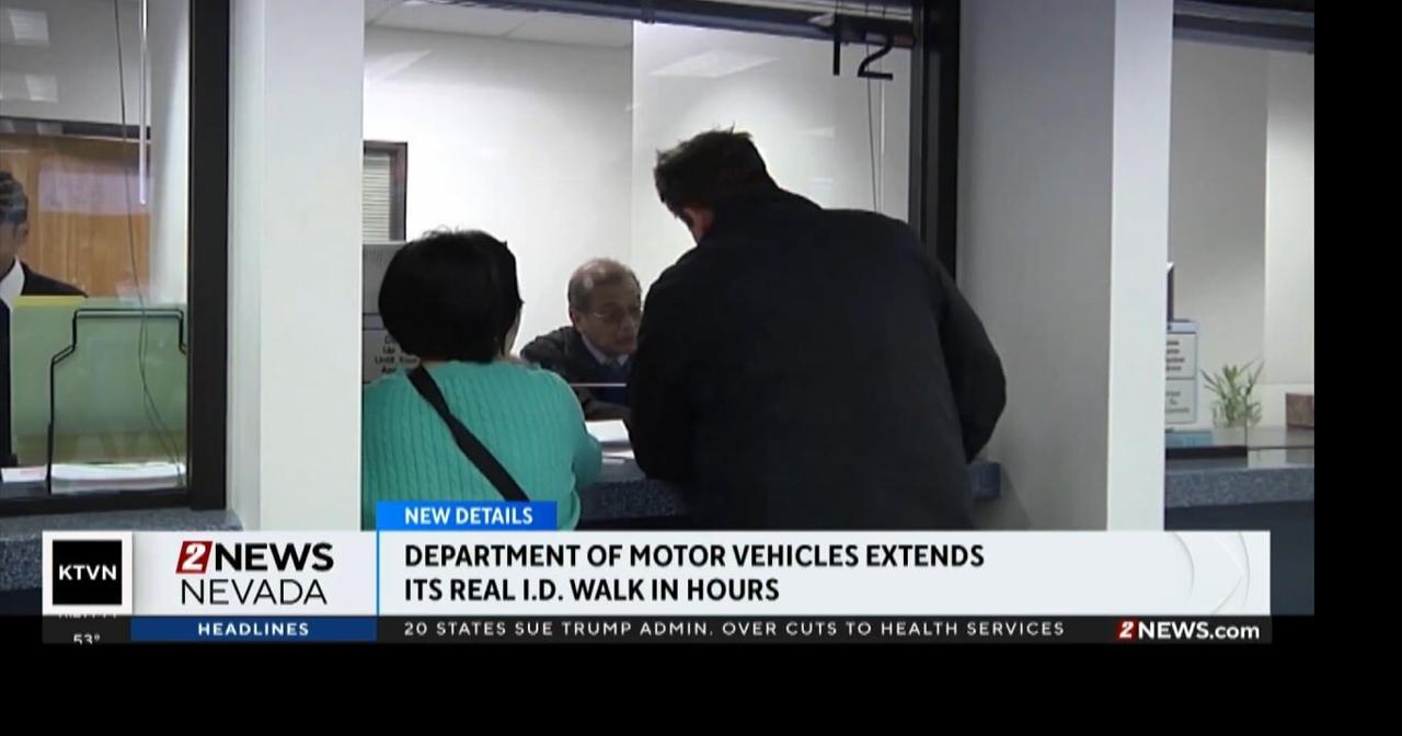 Nevada DMV expanding walk-ins ahead of Real ID deadline | Local News | 2news.com