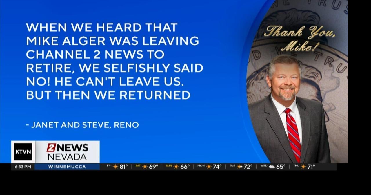 Your 2 Cents: Thank You Mike Alger | Features | 2news.com