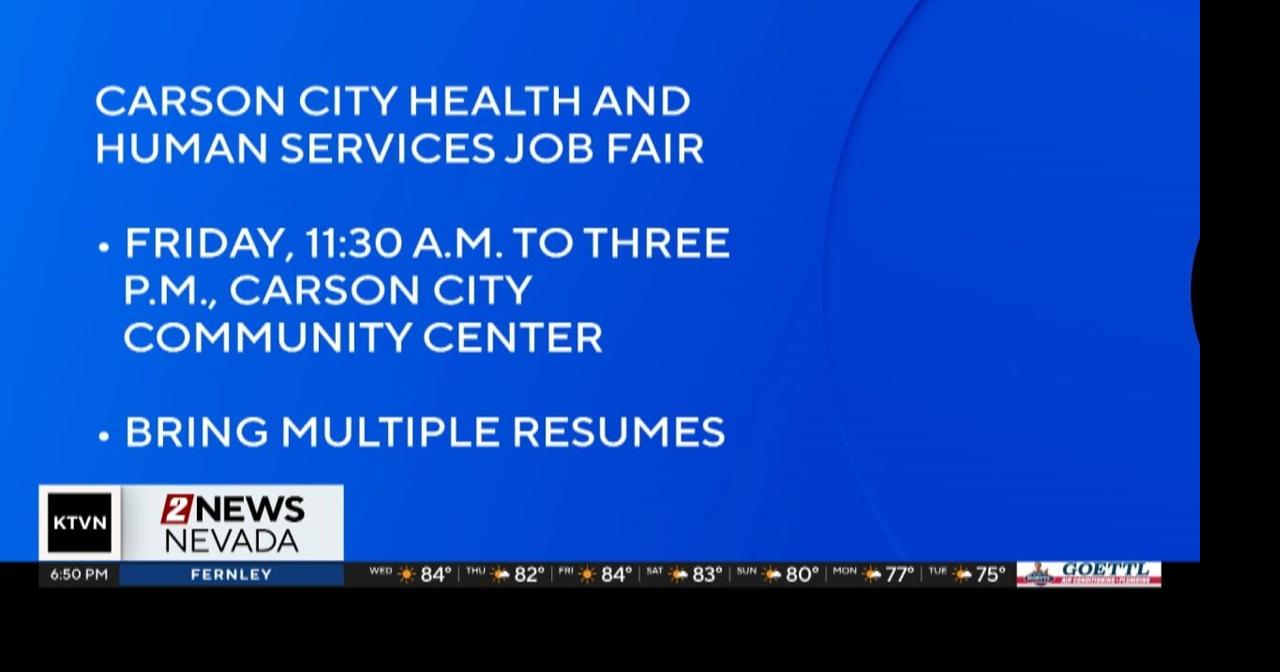 Carson City Health and Human Services job fair | Local News | 2news.com
