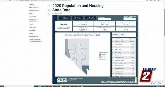 Census Data Reveals Large Population Growth In Northern Nevada ...
