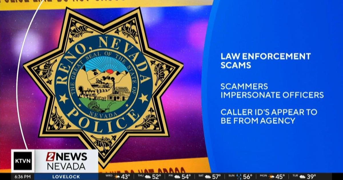 Reno Police warn of law enforcement impersonation phone scam | Local ... Reno Police warn of law enforcement impersonation phone scam | Local ...