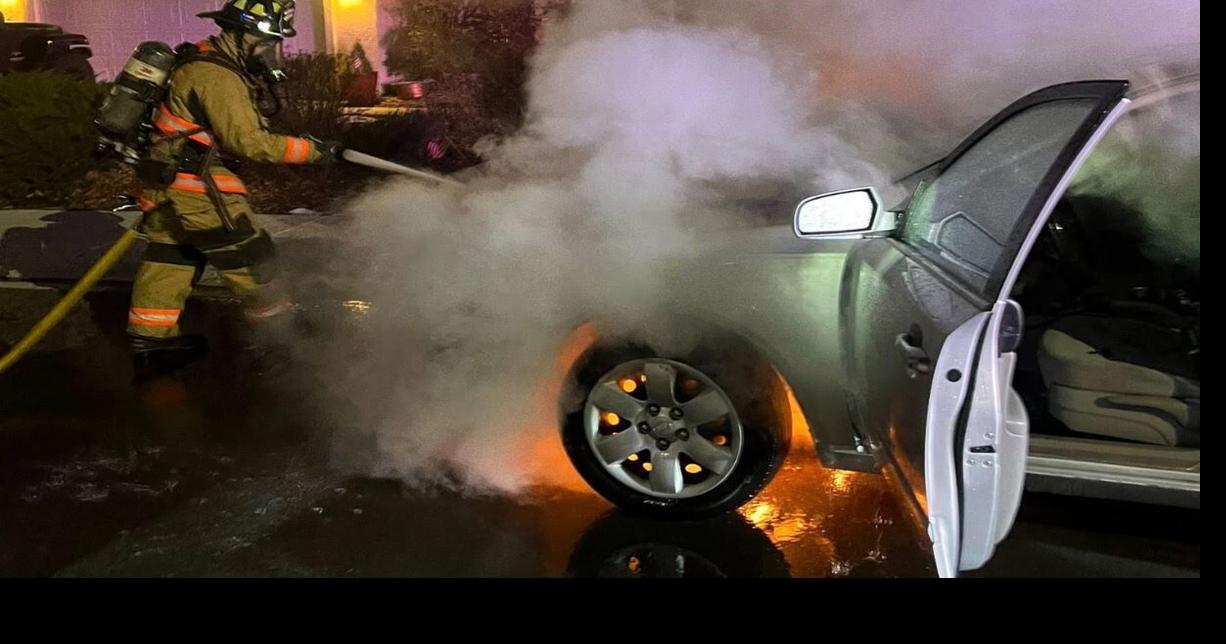 Reno firefighters extinguish car fire in northwest Reno | Local News ...