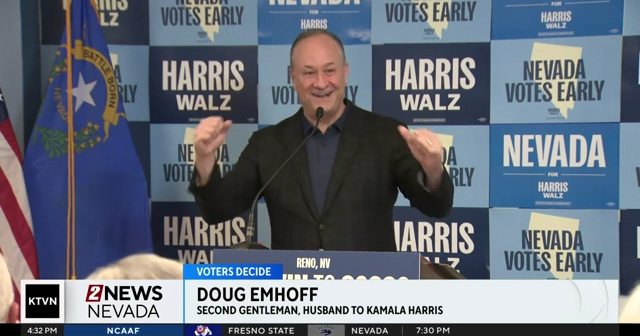 RECAP: Second Gentleman Doug Emhoff campaigns in Washoe Co. | Politics ...