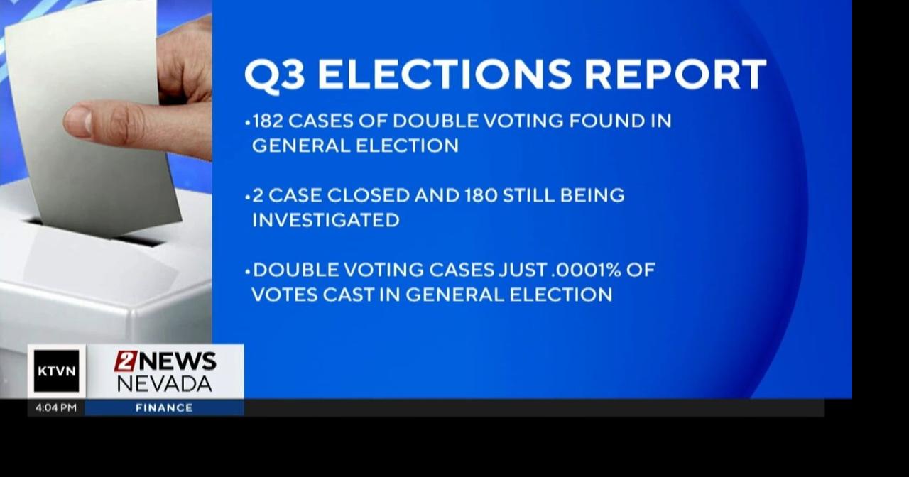 NV Secretary of State's Office releases election violation reports ...