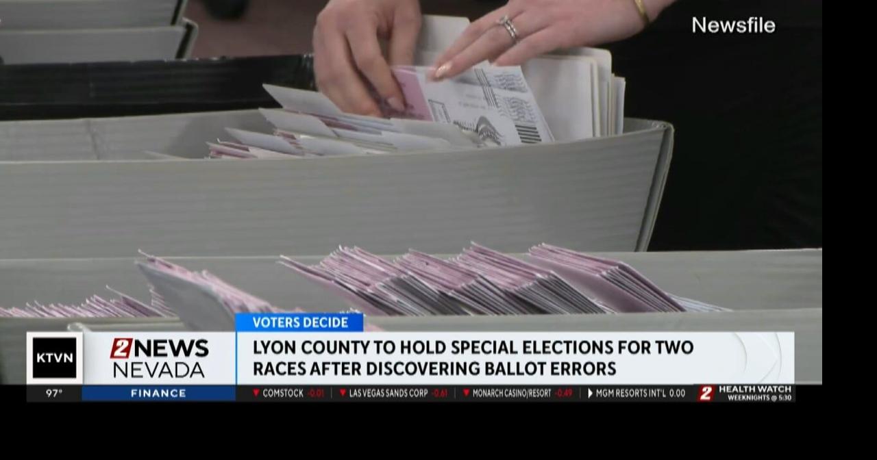 Lyon County Holding Special Election Due to Ballot Errors, Early Voting ...