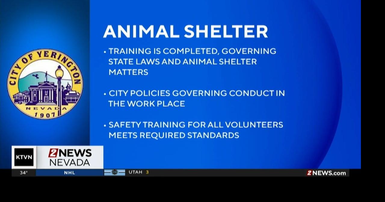 Yerington mayor issues statement on closure of animal shelter volunteer ...