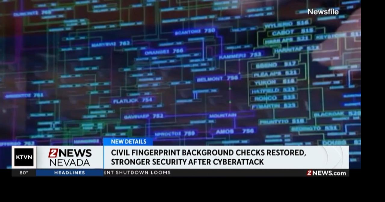 Nevada restores fingerprint background checks and most state websites ...