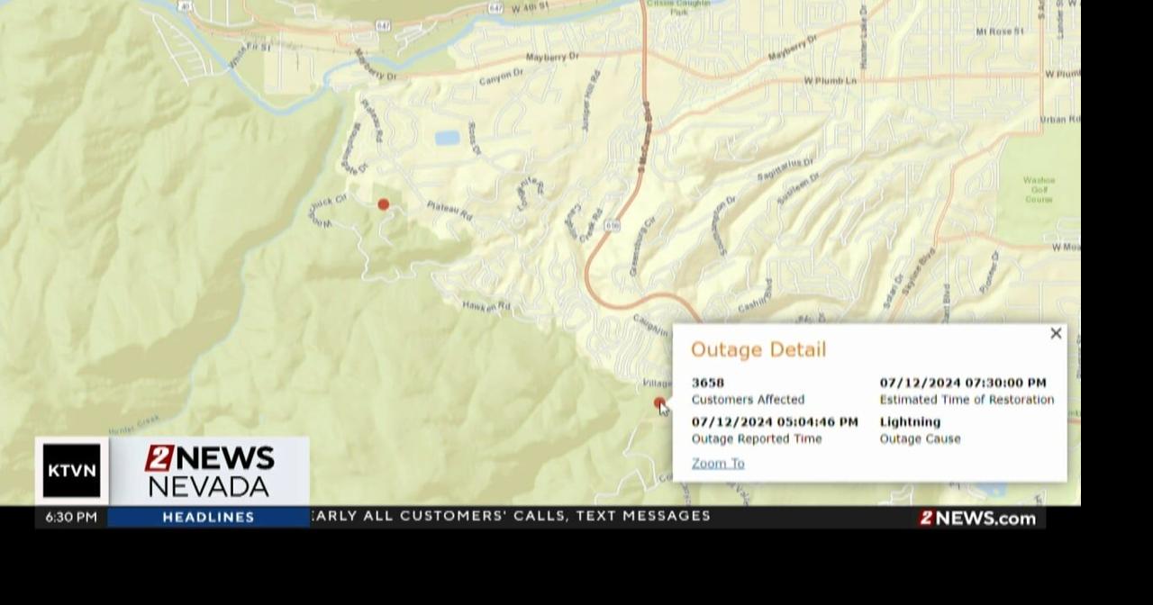 Multiple Power Outages in Northern Nevada | News | 2news.com