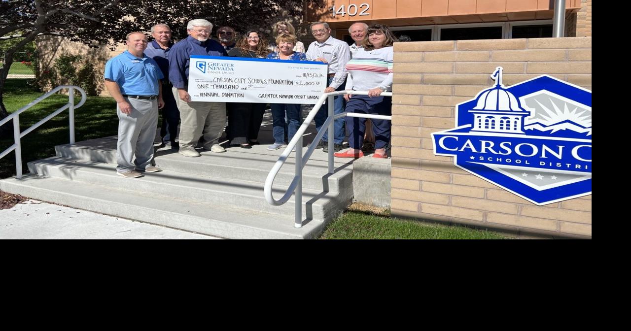 GNCU Donates $1K and iPad Prize to Carson City Schools Foundation ...