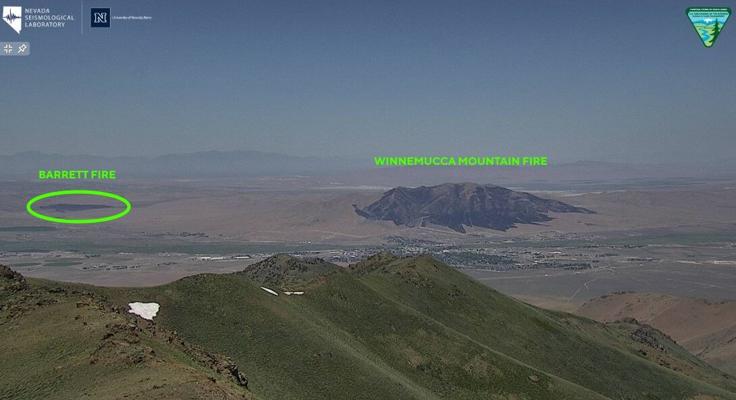 Winnemucca Mountain Fire in Humboldt County now fully contained | Fire ...