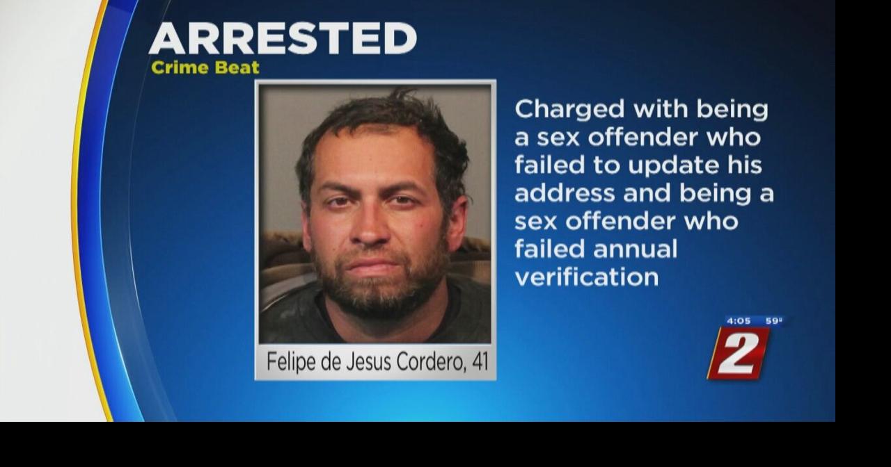 Alleged Sex Offender Arrested For Non Compliance News