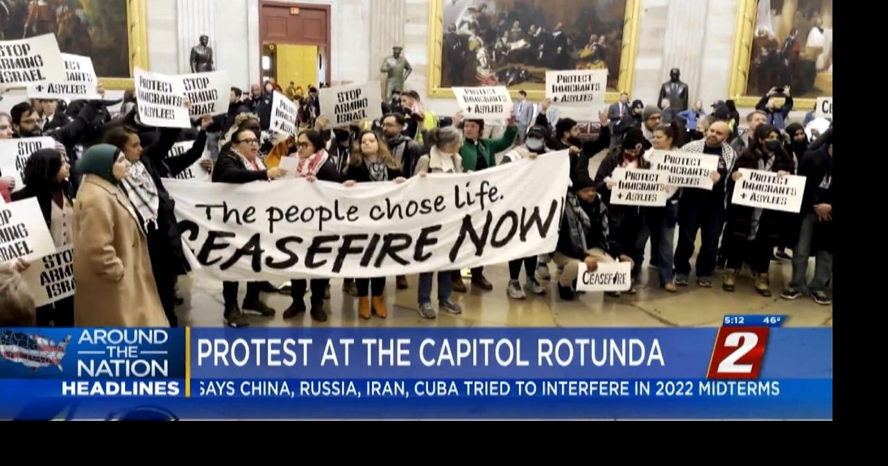 Cease-fire Protest at the Capitol Rotunda | News | 2news.com