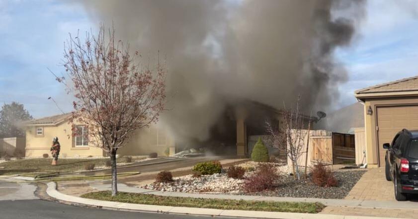 Fire Crews Knock Down House Fire in South Reno | News | 2news.com