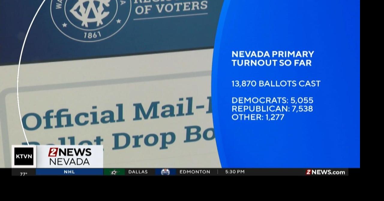 Nevada Primary Turnout So far | News | 2news.com