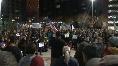 Anti-Trump Demonstrators Hold Rally in Downtown Reno | Politics | 2news.com