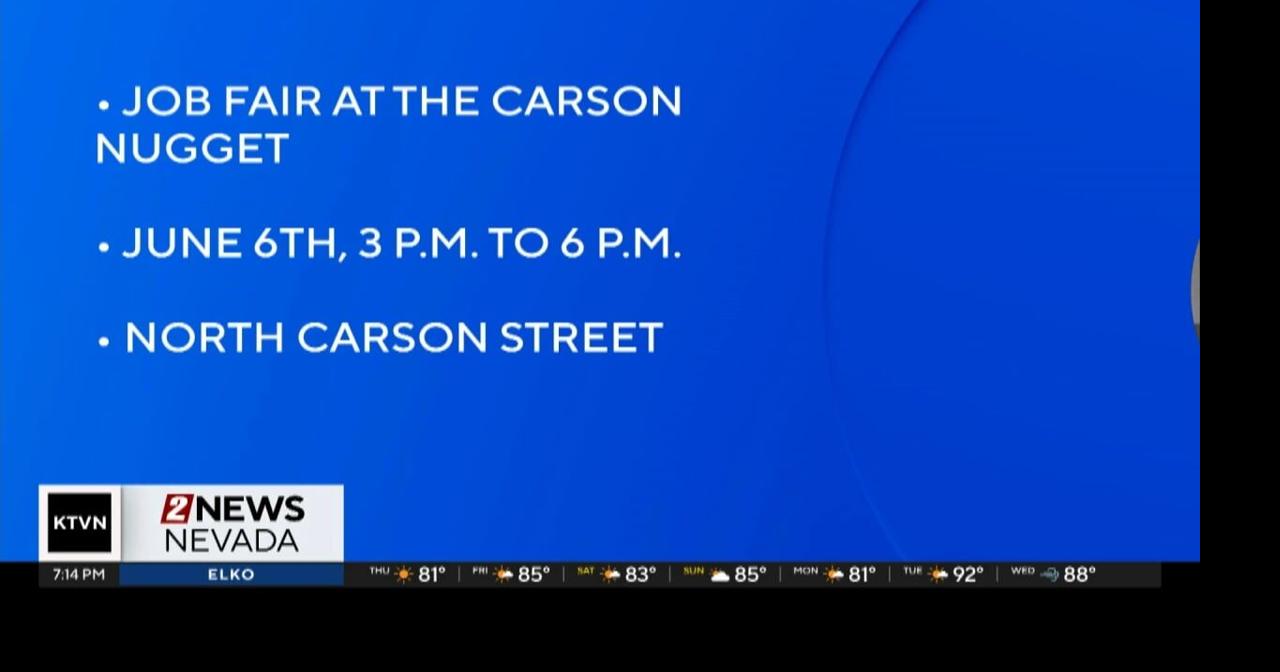 Job Fair at the Carson Nugget | News | 2news.com