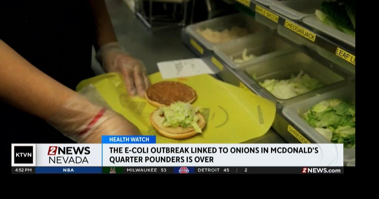 U.S. closes investigation into E. coli outbreak linked to onions in McDonald's Quarter Pounders ...