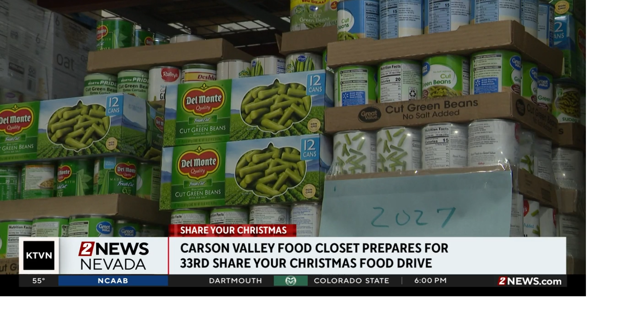 Share Your Christmas food donations: Carson Valley Food Closet | Videos ...