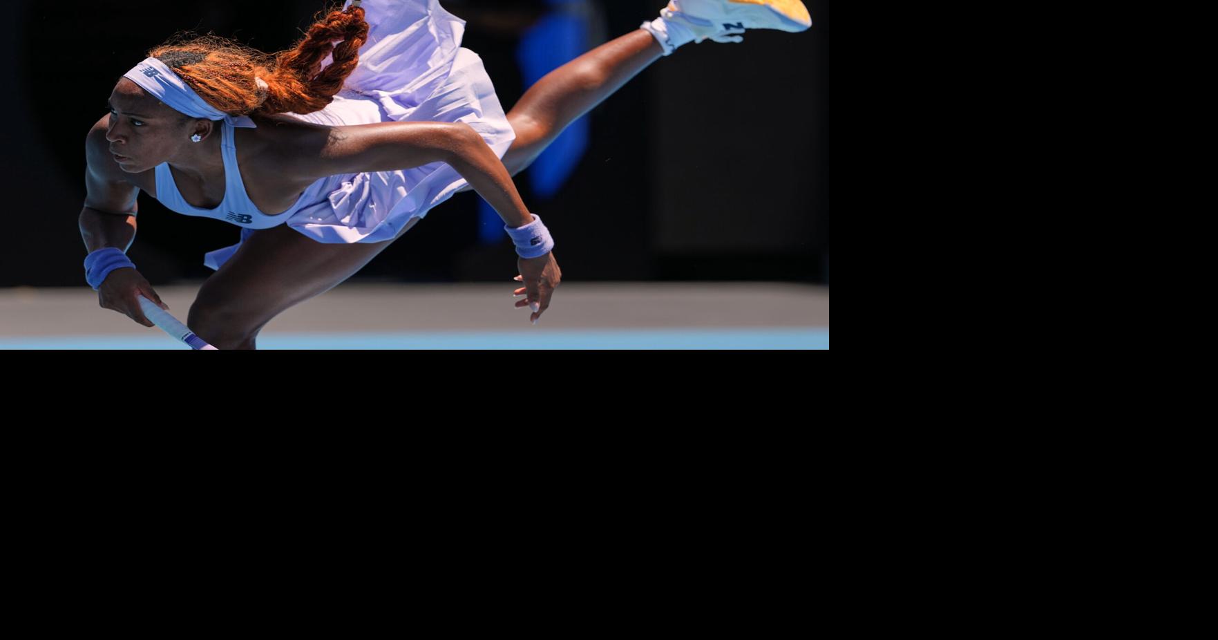 Coco Gauff advances to second round at Australian Open despite serving ...