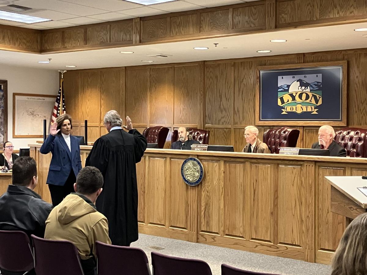 Lyon County Swears in District Three Commissioner Tammy Hendrix ...